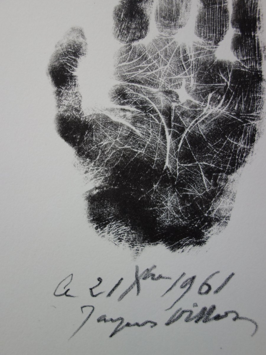 Jacques Villon, Hand of the Artist, 1962, Lithographie en vente sur Pamono