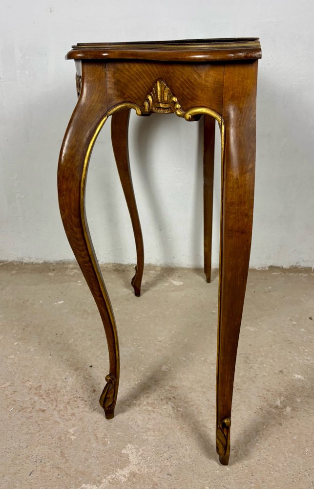 Table Console Style Louis XV en Noyer, France, 1930s en vente sur Pamono
