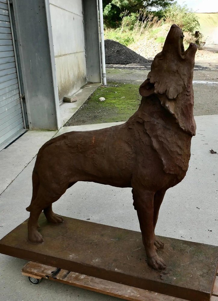Loup, Inconnu, 1970s, Fonte en vente sur Pamono