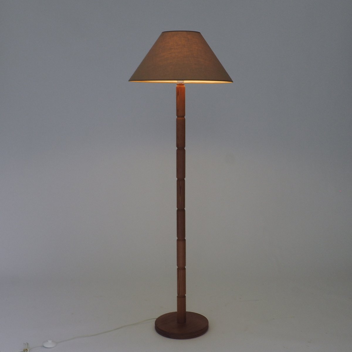 Mid-Century Wooden Floor Lamp from Aneta Växjö, 1960s for sale at Pamono