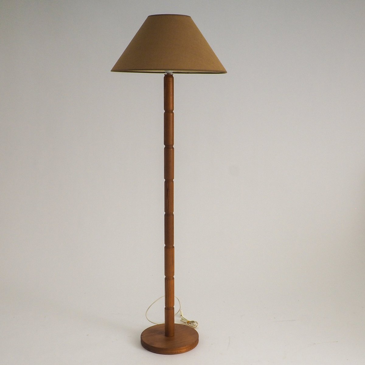 Mid-Century Wooden Floor Lamp from Aneta Växjö, 1960s for sale at Pamono