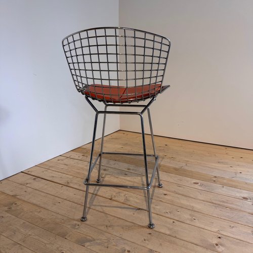 Vintage Bar Stool by Harry Bertoia for Knoll International, 1960s for ...