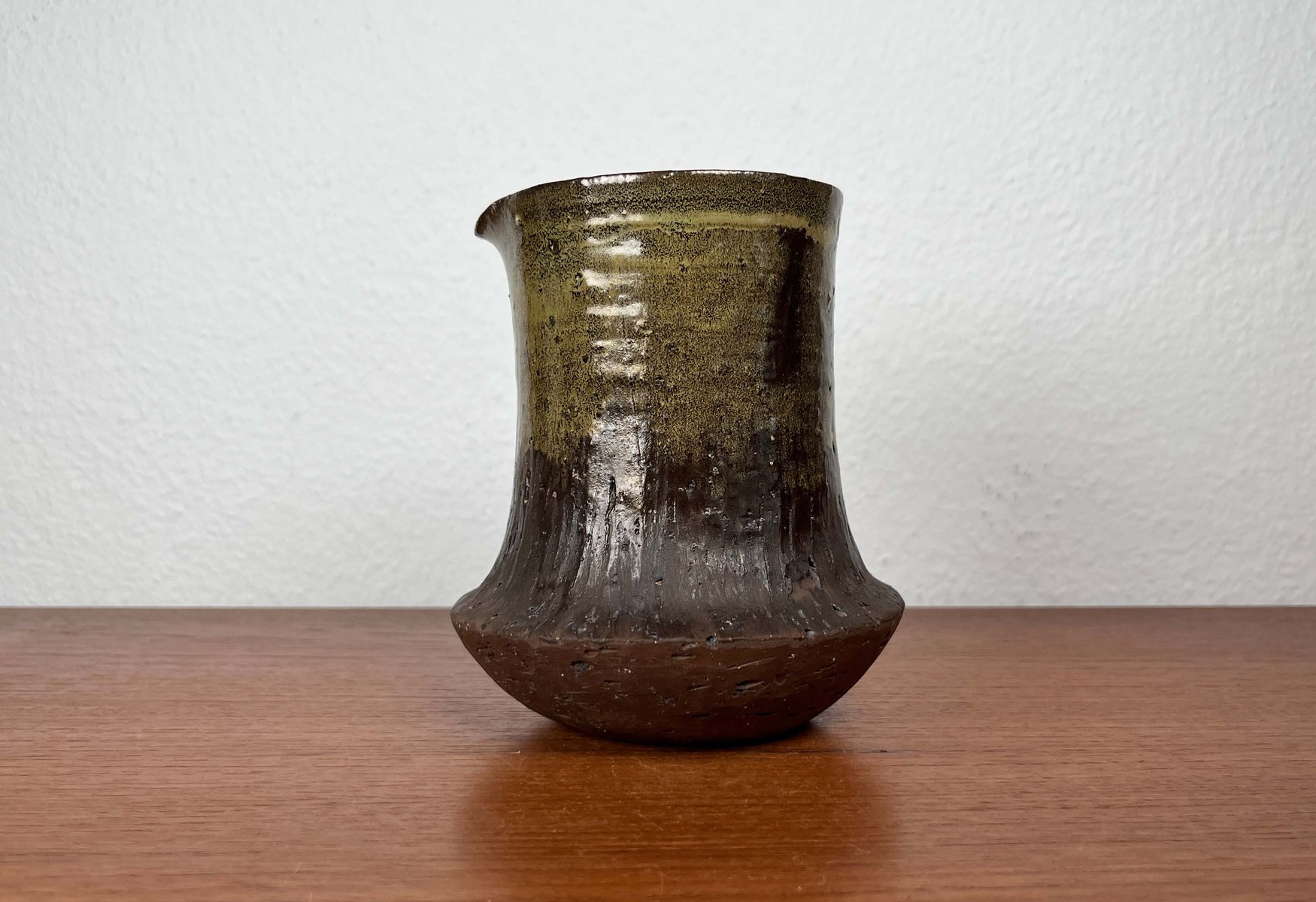 Mid-Century Modern Danish Studio Pottery Carafe Vase from Poul Havgaard ...
