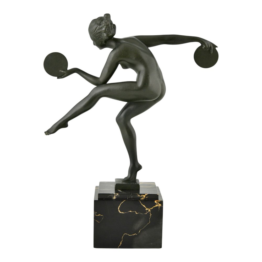 Andre Derenne / Marcel Bouraine, Art Deco Sculpture of Pagan Dance ...