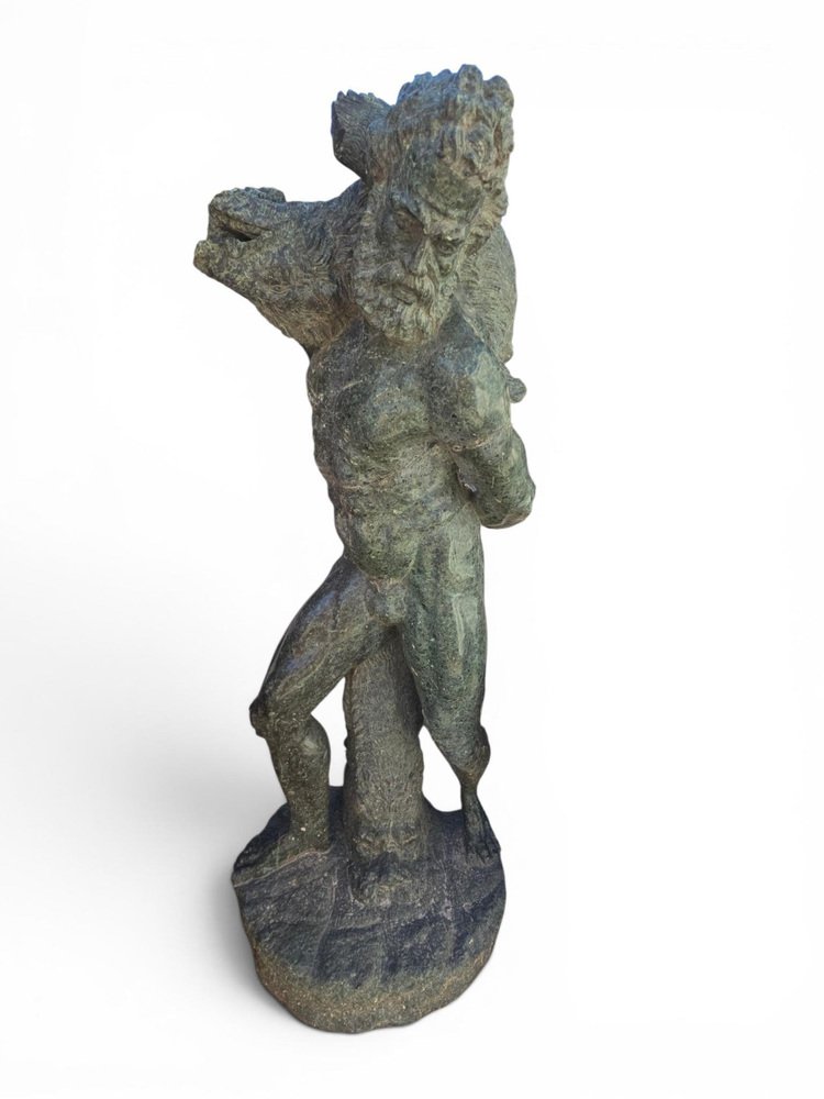 Sculpture of Hercules, 19th Century, Serpentine for sale at Pamono