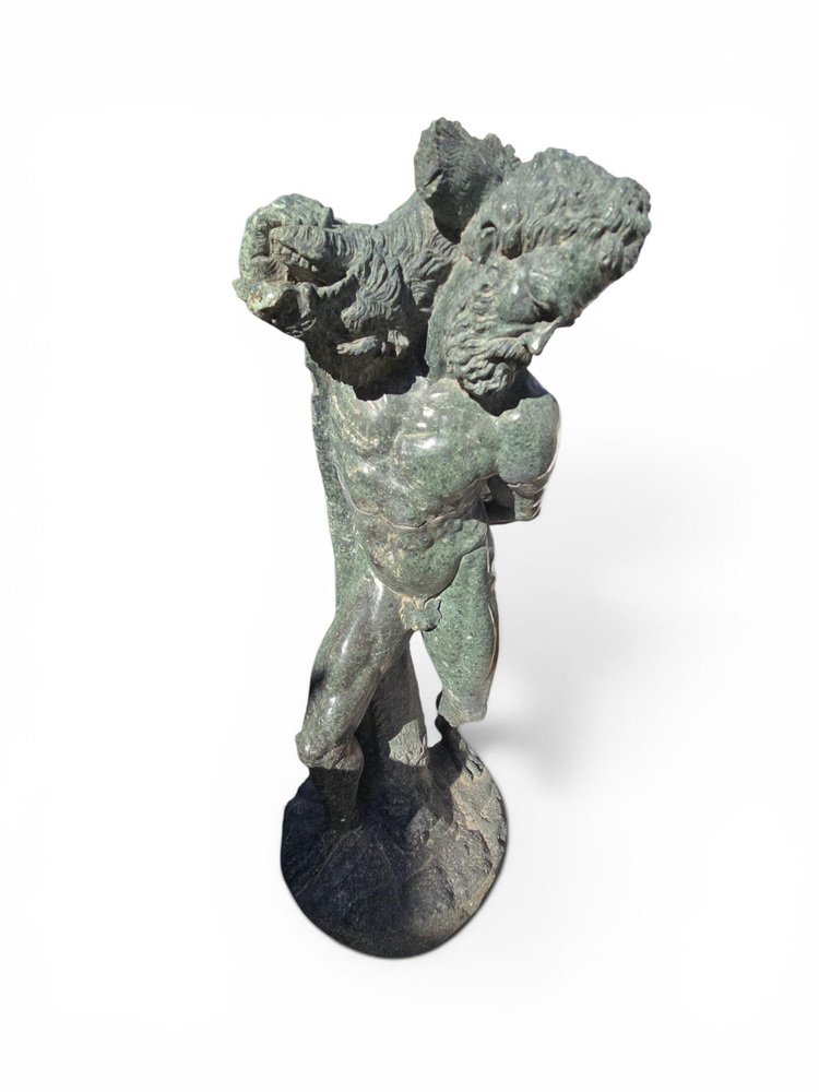 Sculpture of Hercules, 19th Century, Serpentine for sale at Pamono