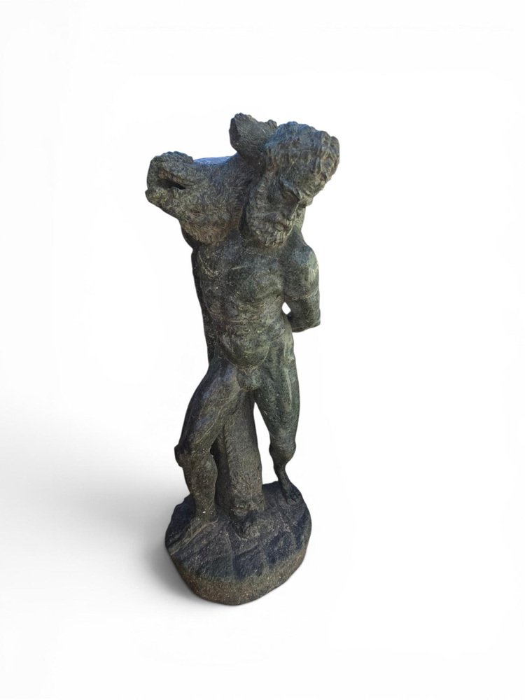 Sculpture of Hercules, 19th Century, Serpentine for sale at Pamono
