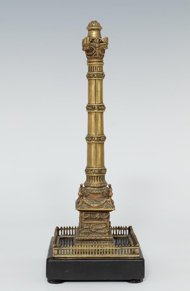 19th Century Grand Tour Roman Column in Worked Bronze, 1850 for sale at ...
