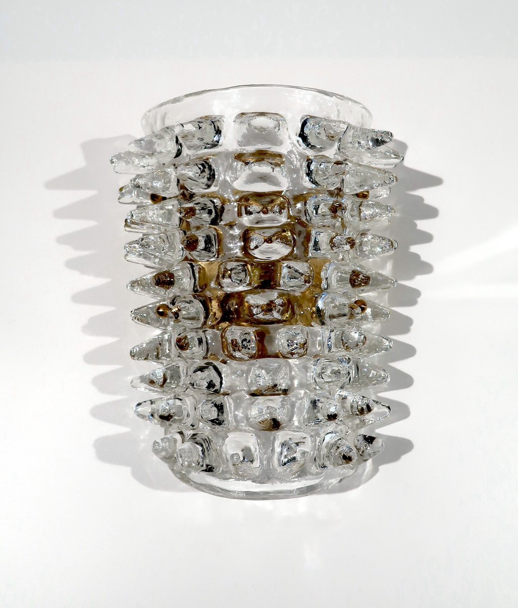 Large Murano Glass Wall Lights, Italy, 1990s for sale at Pamono