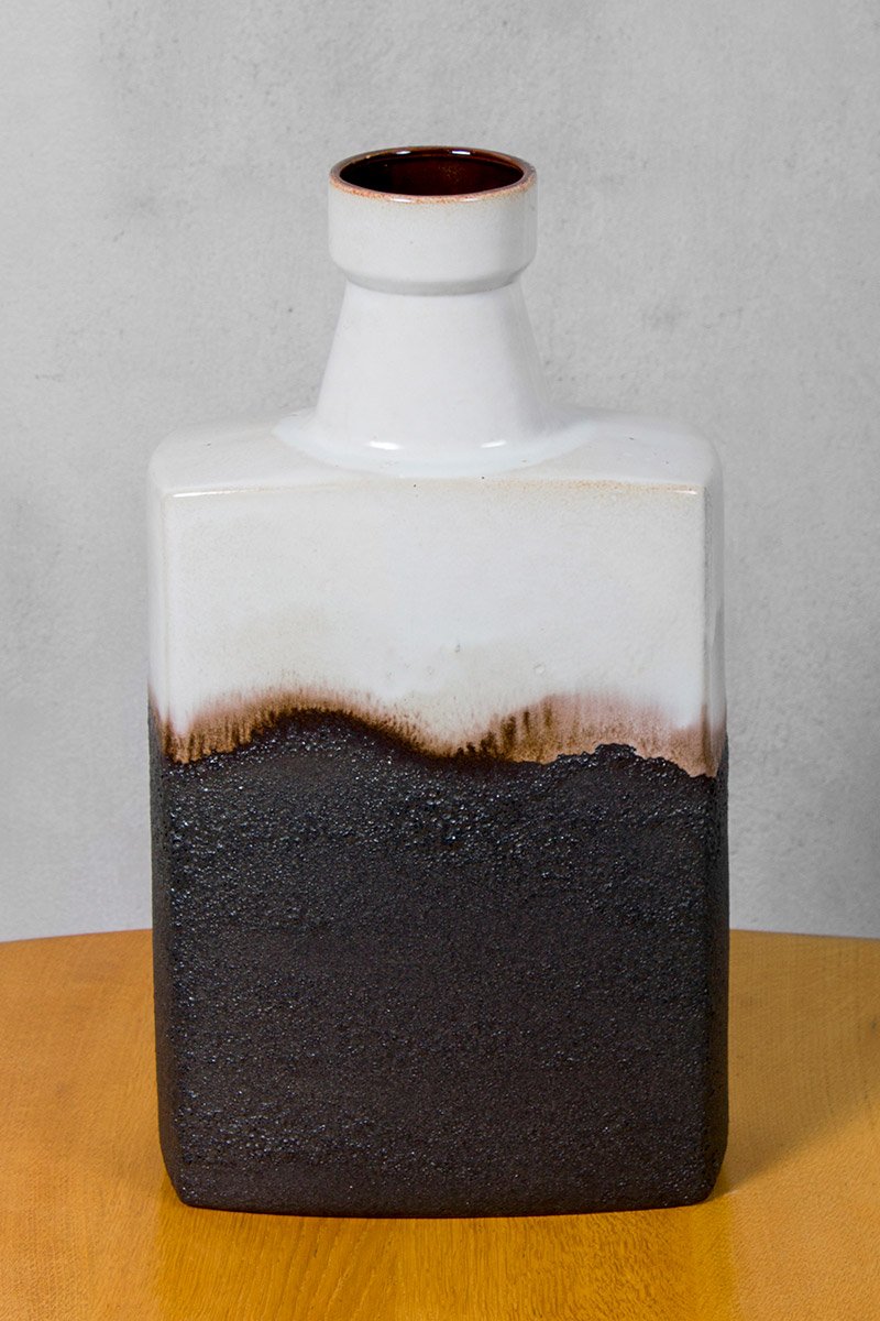 Vintage Ceramic Block Vase, 1970s for sale at Pamono