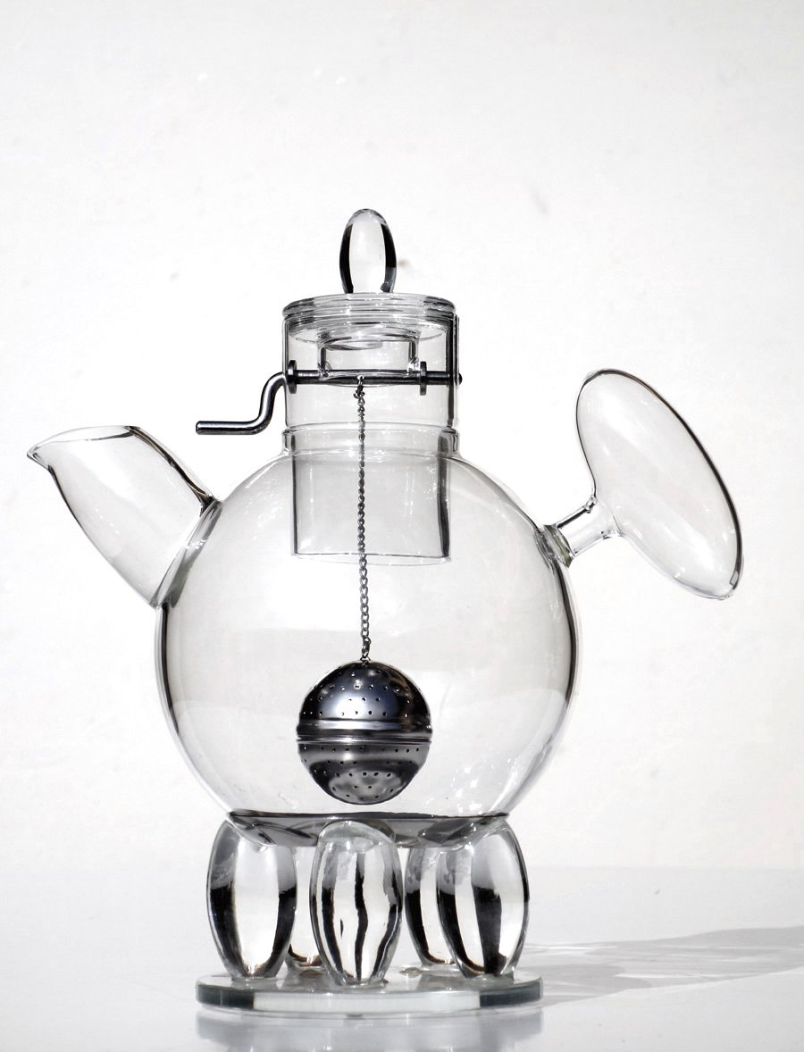Tetera Nanna de vidrio de Michael Graves para Leonardo, 1996 en venta ...