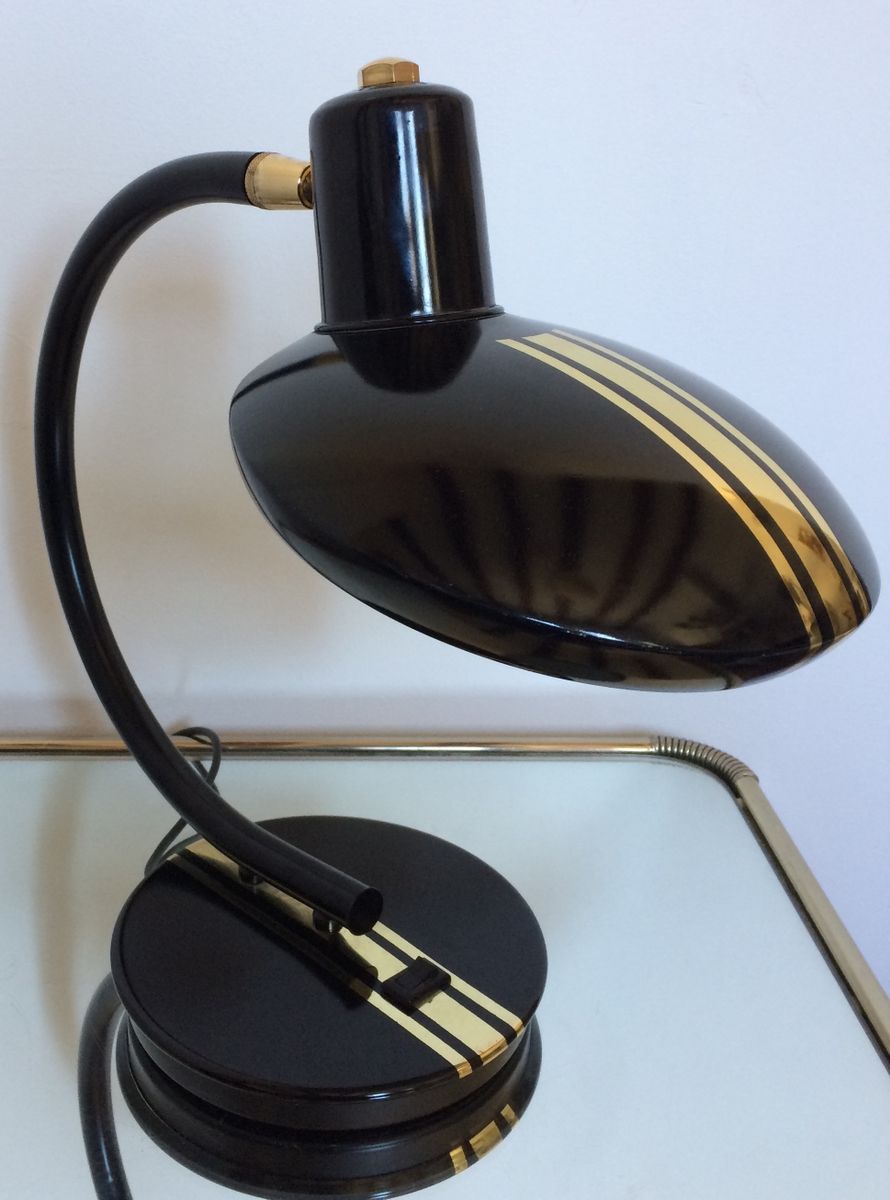 Vintage Table Lamp with Racing Car Stripes, 1950s for sale at Pamono