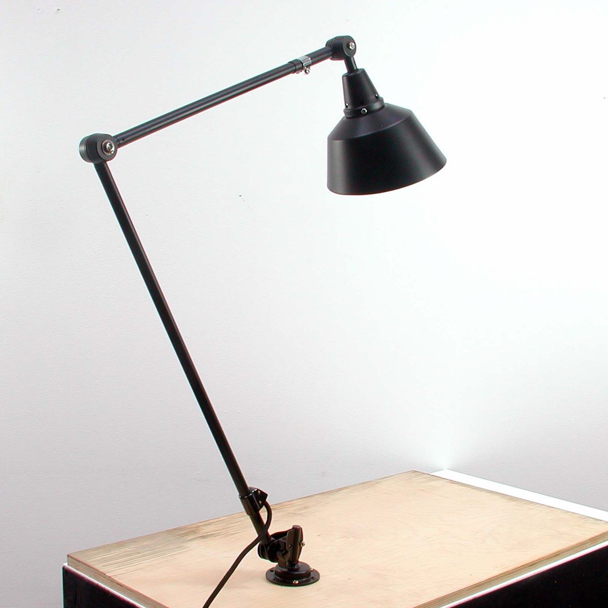Vintage Industrial Articulated Arm Lamp by Curt Fischer for Midgard for ...