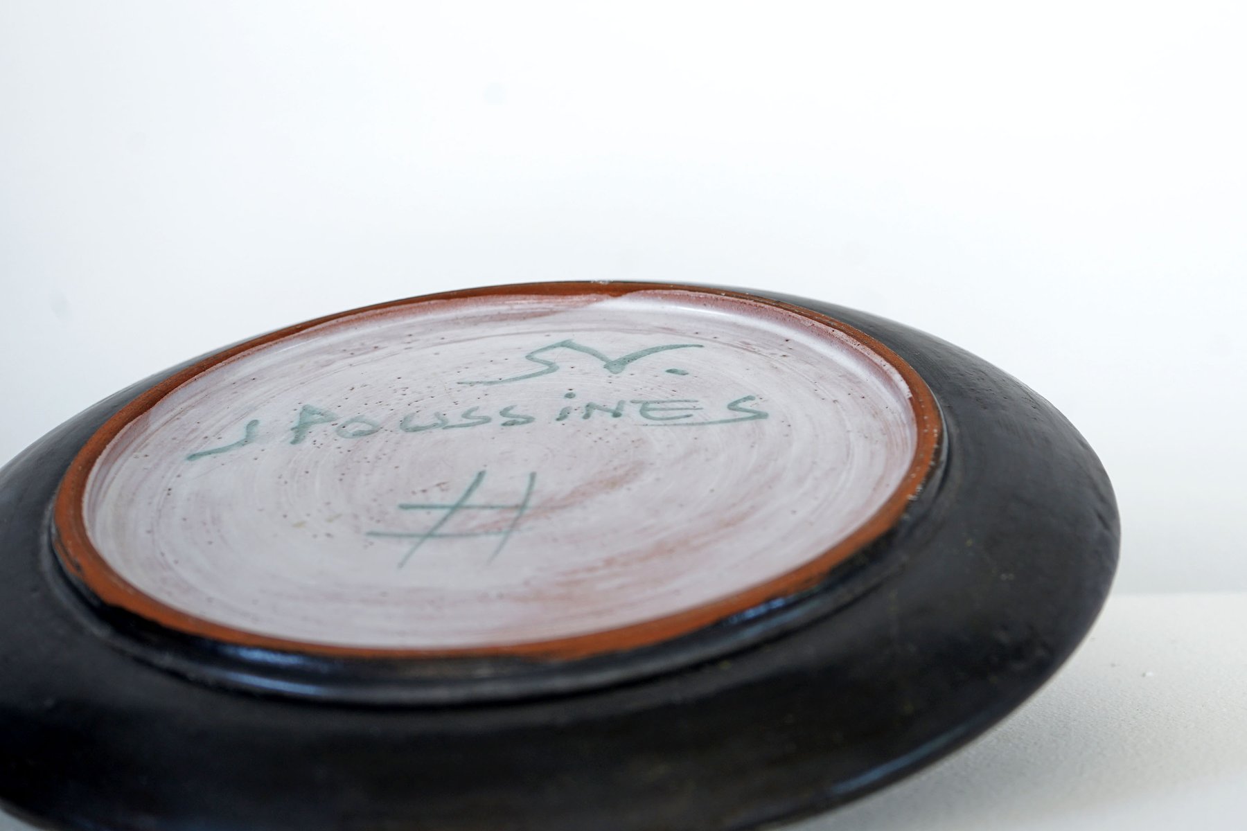 Studio Ceramics Wall Plate by Jacques Poussine, 1950s for sale at Pamono