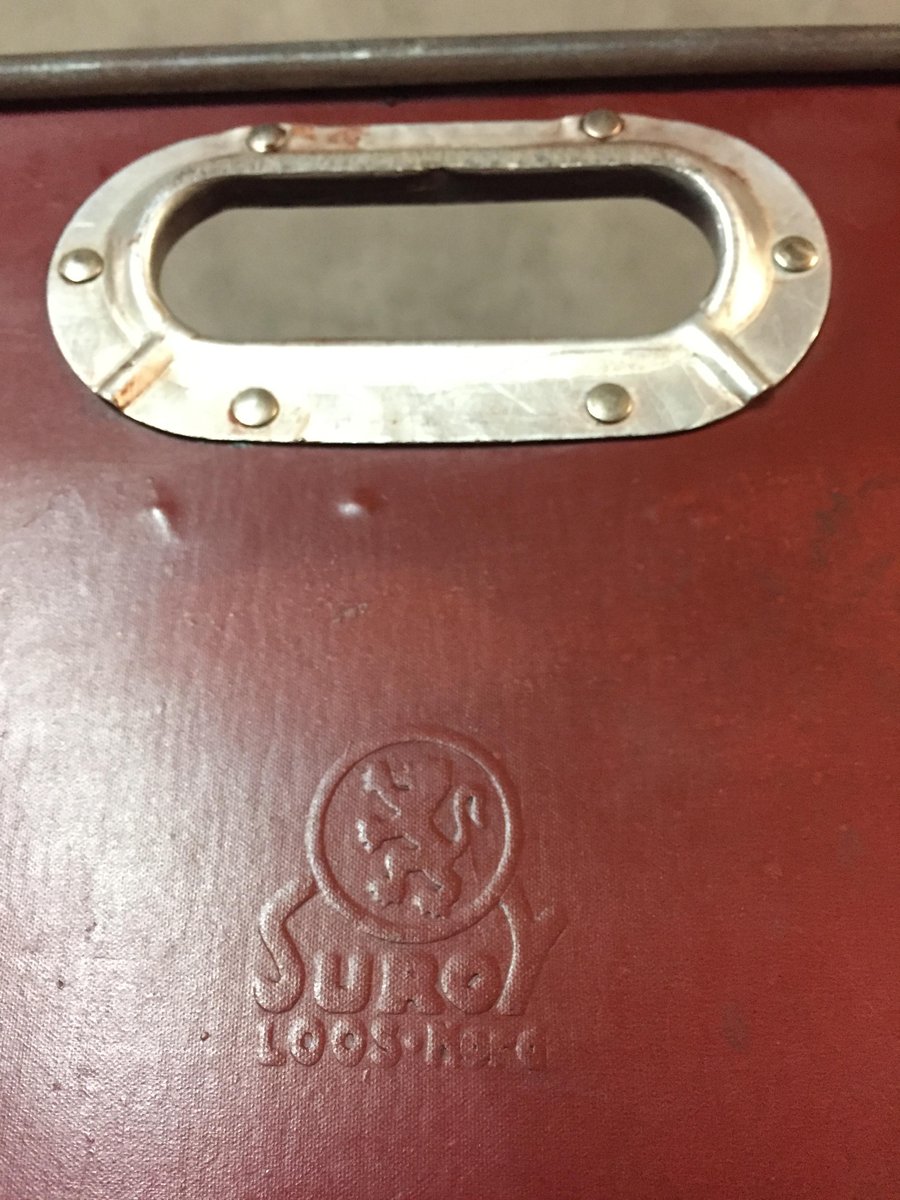 Vintage Industrial Filing Box in Waxed Cardboard from Suroy for sale at ...