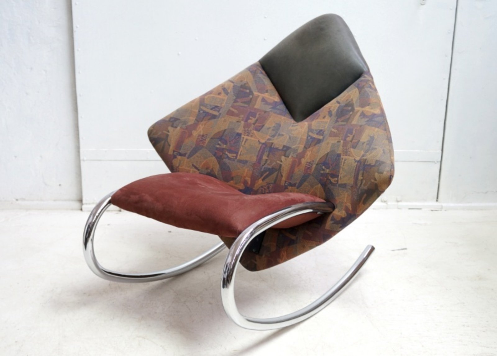 French Rocking Chair, 1970s for sale at Pamono