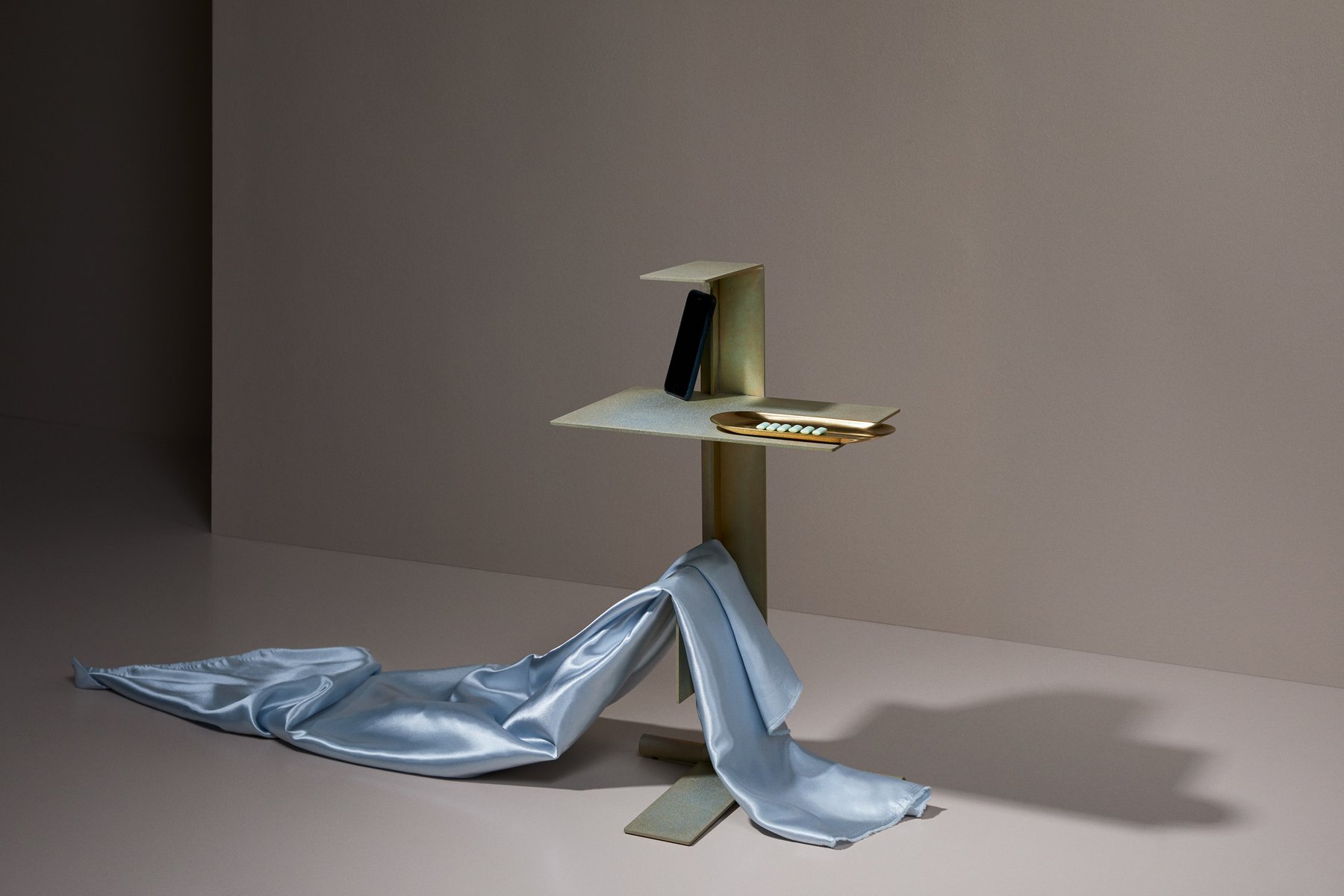 No. 19 Galvanized Side Table by Studio Pascal Howe for sale at Pamono