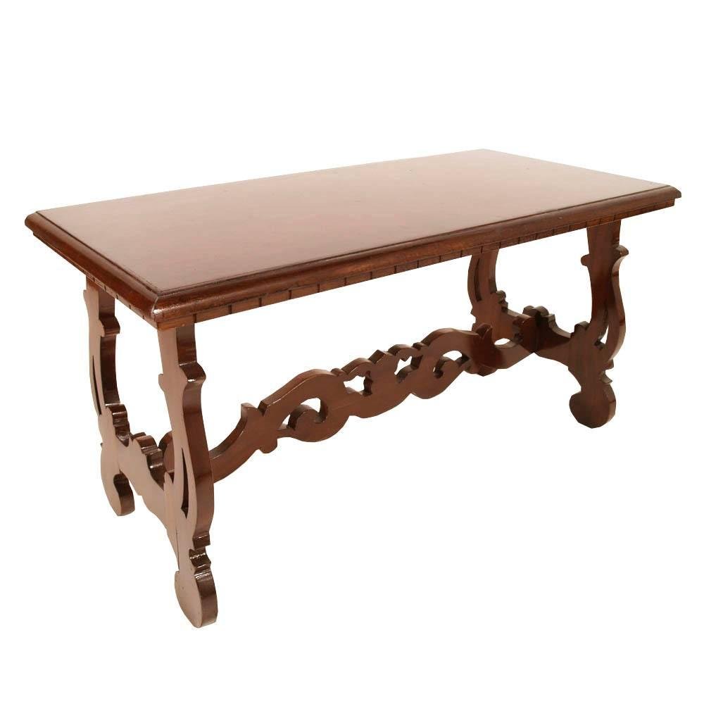 Florentine Renaissance Coffee Centre Table in Walnut for sale at Pamono