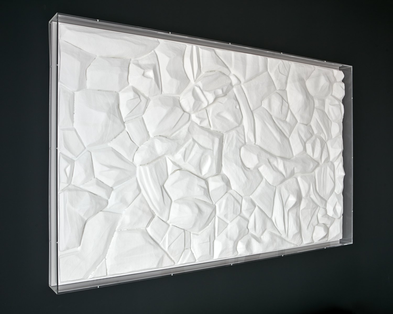 Manuel Ursprung, Mongolia, 2016, Plaster Wall Sculpture for sale at Pamono