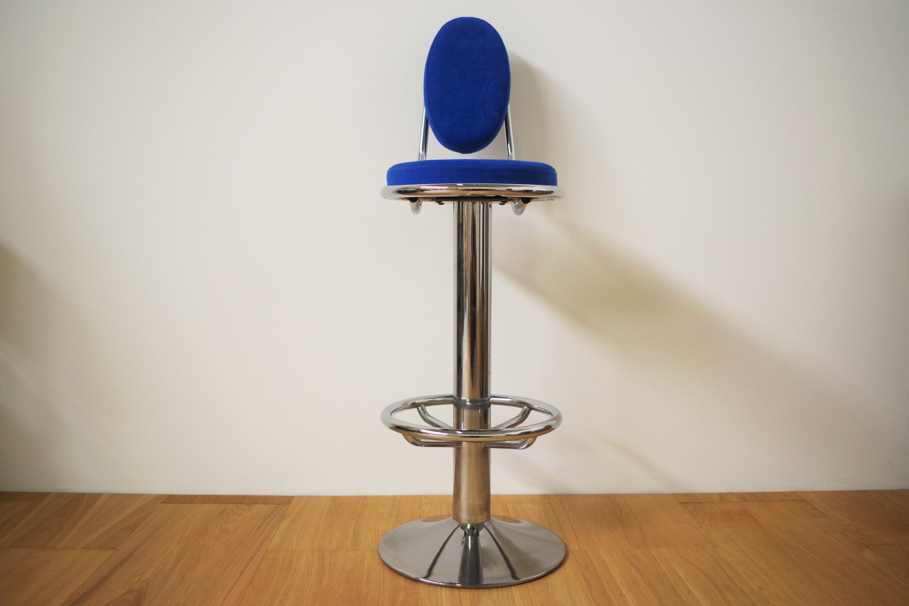 Chrome Rotating Stool, 1990s for sale at Pamono