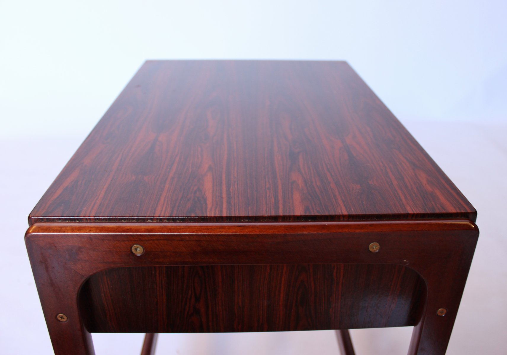 Small Work Table in Rosewood with Wheels from Gelsted, 1960s for sale ...