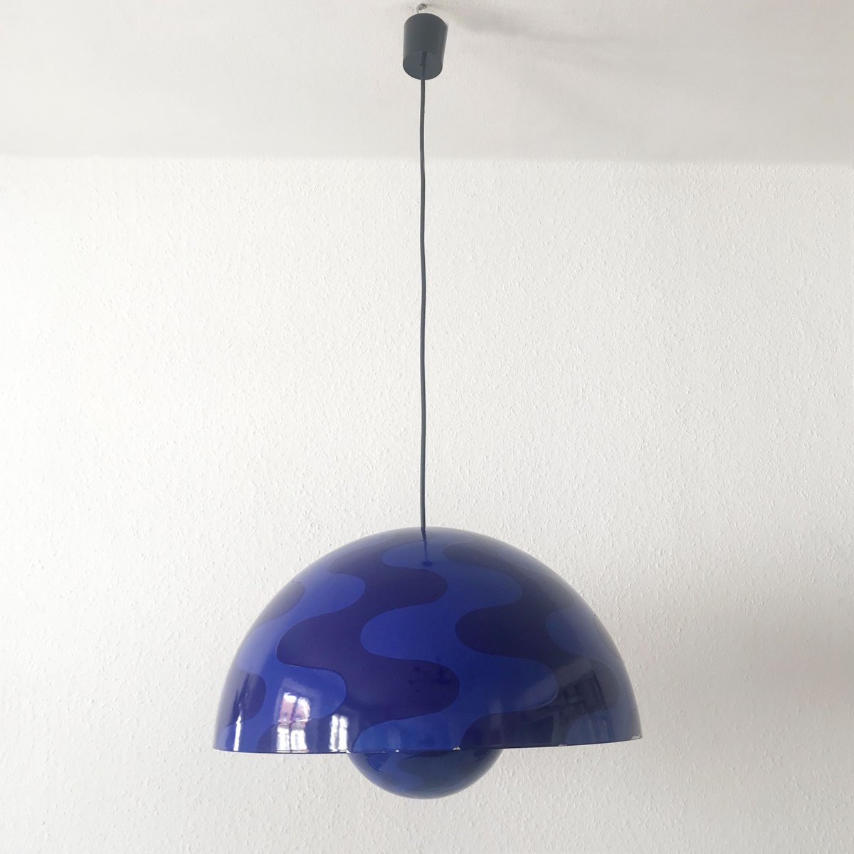 Large Flower Pot Pendant Lamp by Verner Panton for Louis Poulsen, 1970s ...
