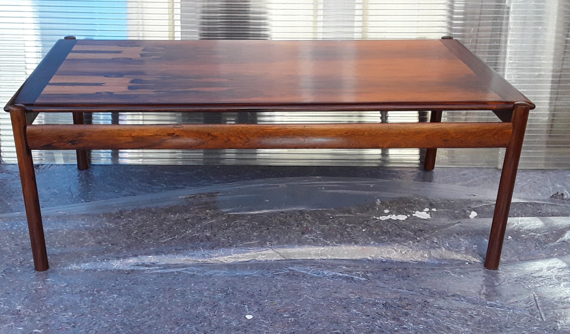 Scandinavian Rosewood Coffee Table from Dokka Mobler, 1970s for sale at ...