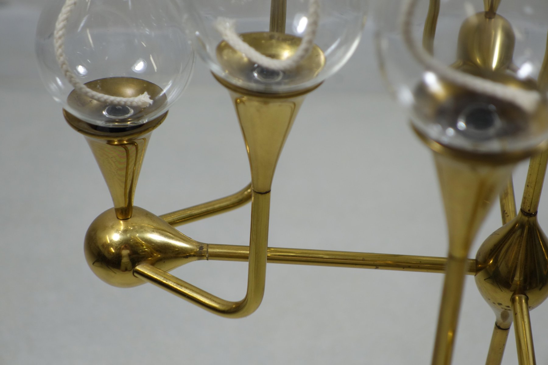 Mid-Century Messing Öl-Kerzenhalter von Freddie Andersen bei Pamono kaufen