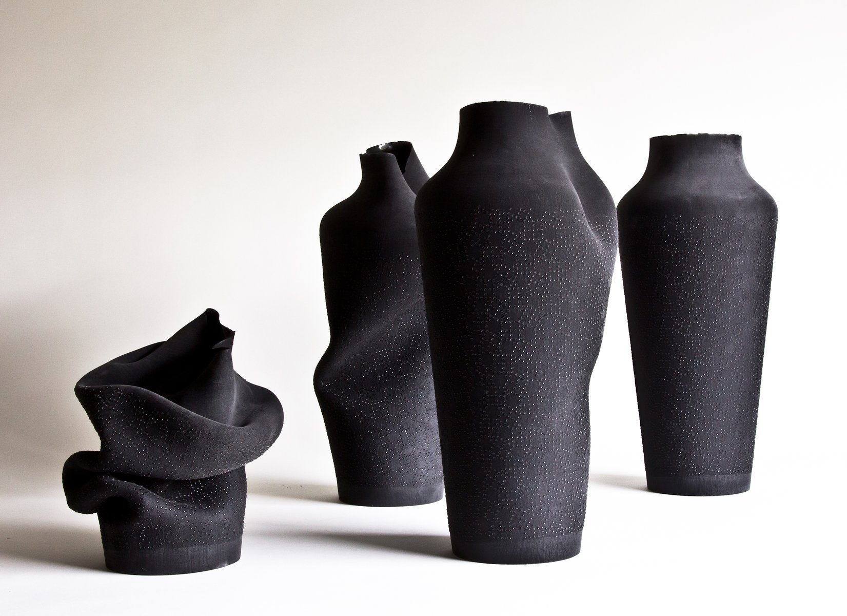 Ashes Mid Vase by Studio B Severin for sale at Pamono