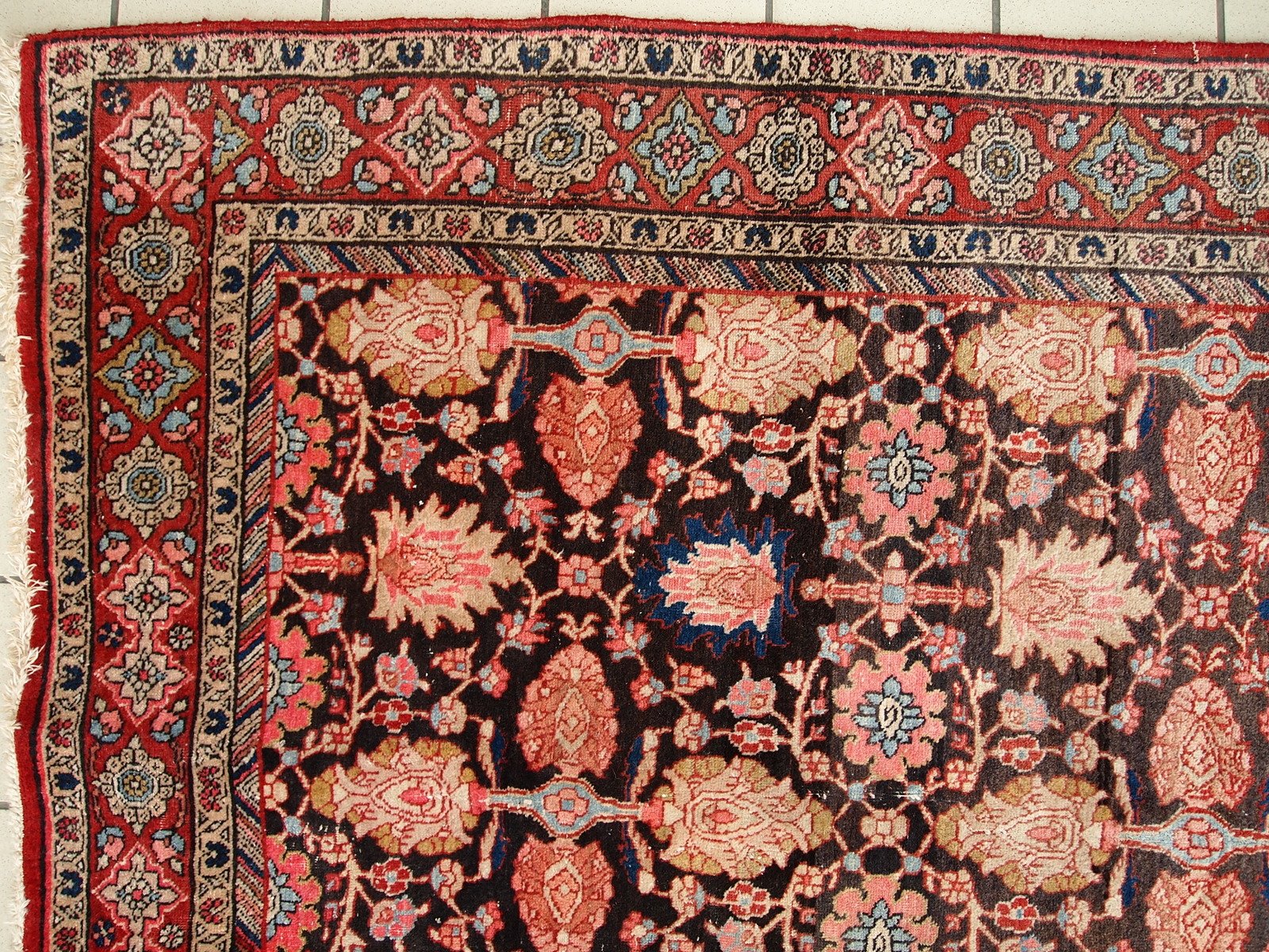 Handmade Middle-Eastern Rug, 1930s for sale at Pamono