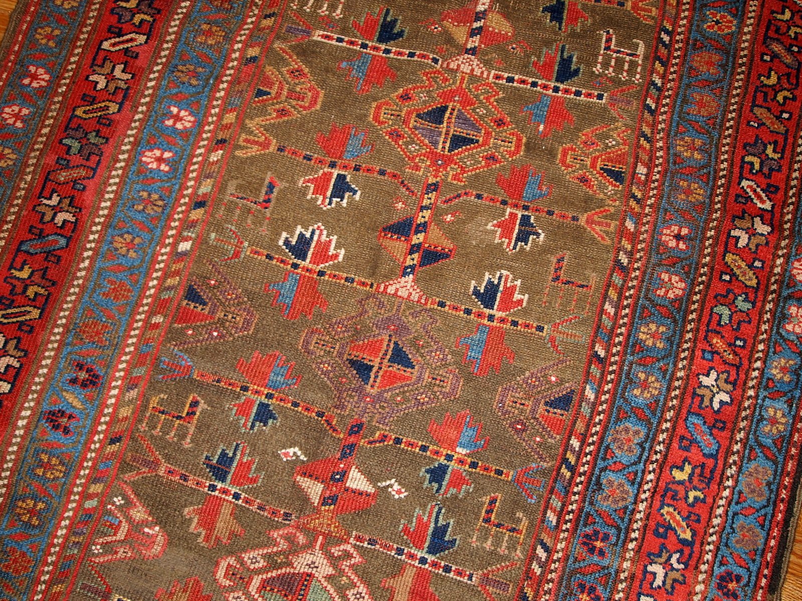Antique Kurdish Rug, 1880s for sale at Pamono