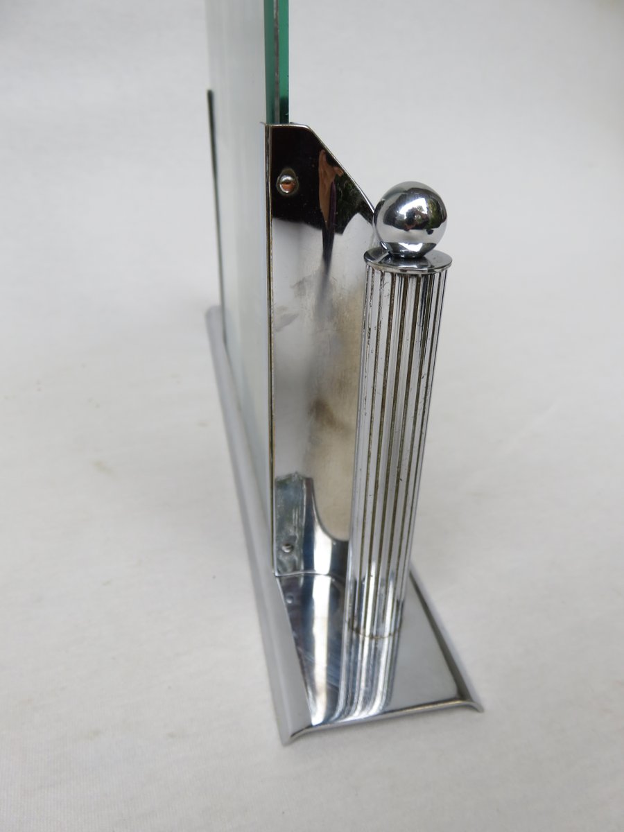 Large Vintage Chrome Picture Frame for sale at Pamono