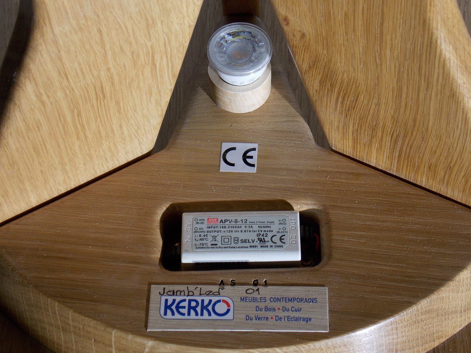 Table de Chevet ou Tabouret Tab'Led° par Alan Surzur pour Kerko en ...