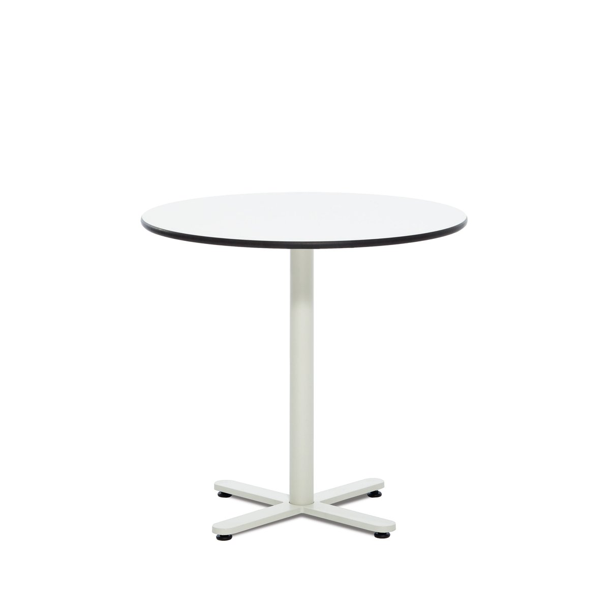Round White HPL Oxi Table by Mobles114 for sale at Pamono