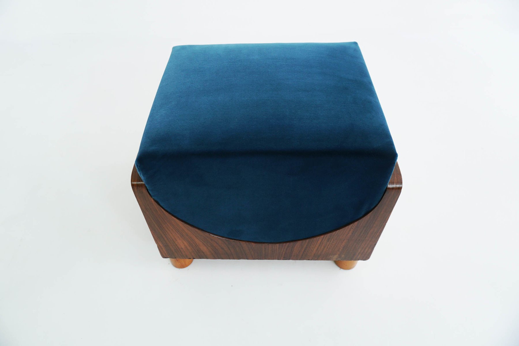 Vintage Italian Half-Moon Stool for sale at Pamono
