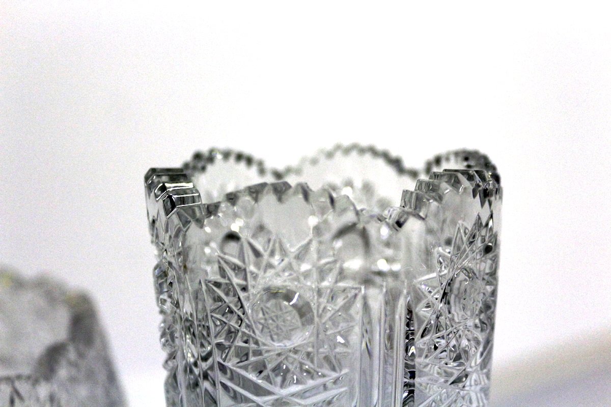 Antique Polished Lead Crystal Bowl for sale at Pamono