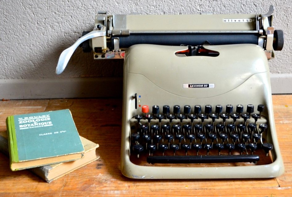 Lexikon 80 Schreibmaschine von Marcello Nizzoli für Olivetti, 1950er ...