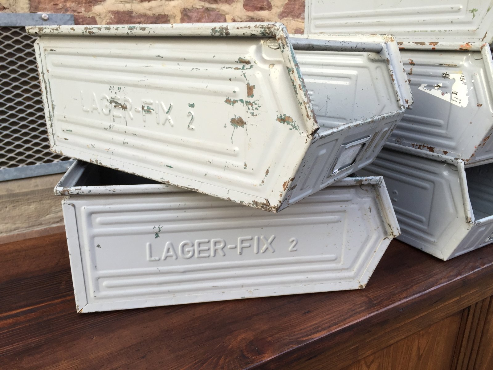 Lager-Fix Filing Boxes from Schäfer, Set of 10 bei Pamono kaufen