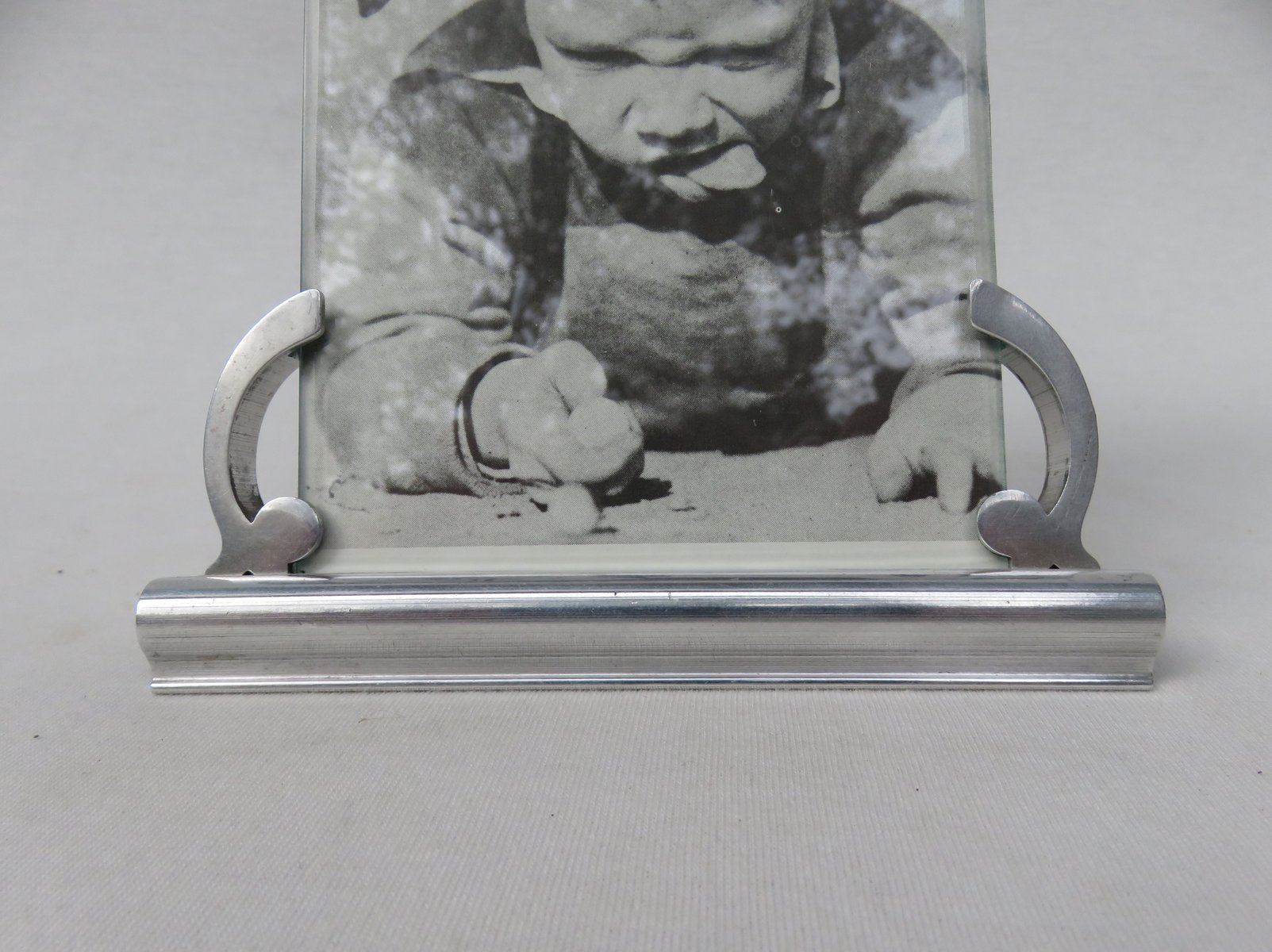 French Art Deco Polished Aluminum Picture Frames, Set of 2 for sale at ...