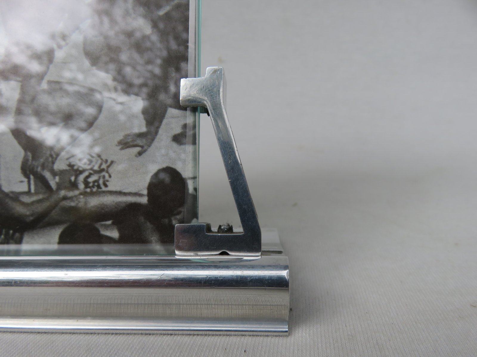 French Art Deco Polished Aluminum Picture Frames, Set of 2 for sale at ...