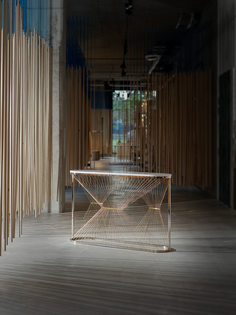 AEGIS-P Console Table by Ziad Alonaizy for sale at Pamono