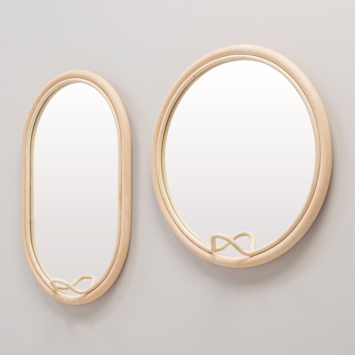 Lasso Round Rattan Mirror by AC/AL Studio for ORCHID EDITION for sale ...