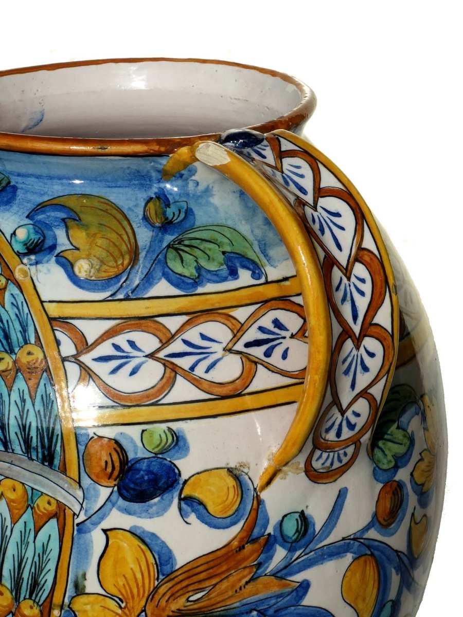 Majolika Krug im Renaissance Stil von Egisto Fantechi, 1900er bei ...