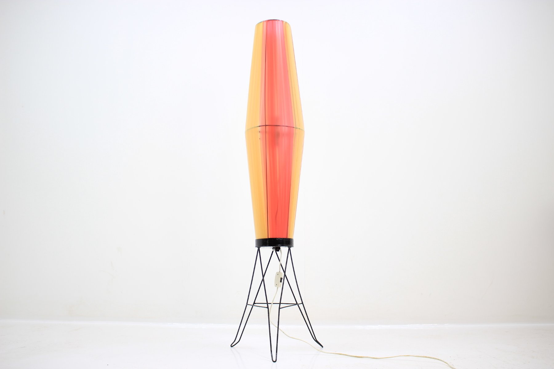 Large Mid-Century Space Age Rocket Lamp, 1970s for sale at Pamono
