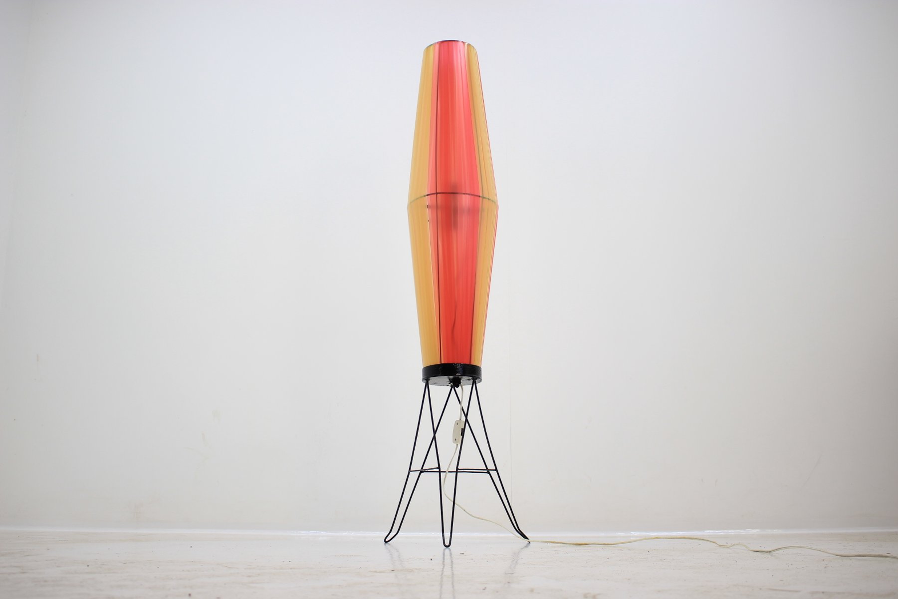 Large Mid-Century Space Age Rocket Lamp, 1970s for sale at Pamono
