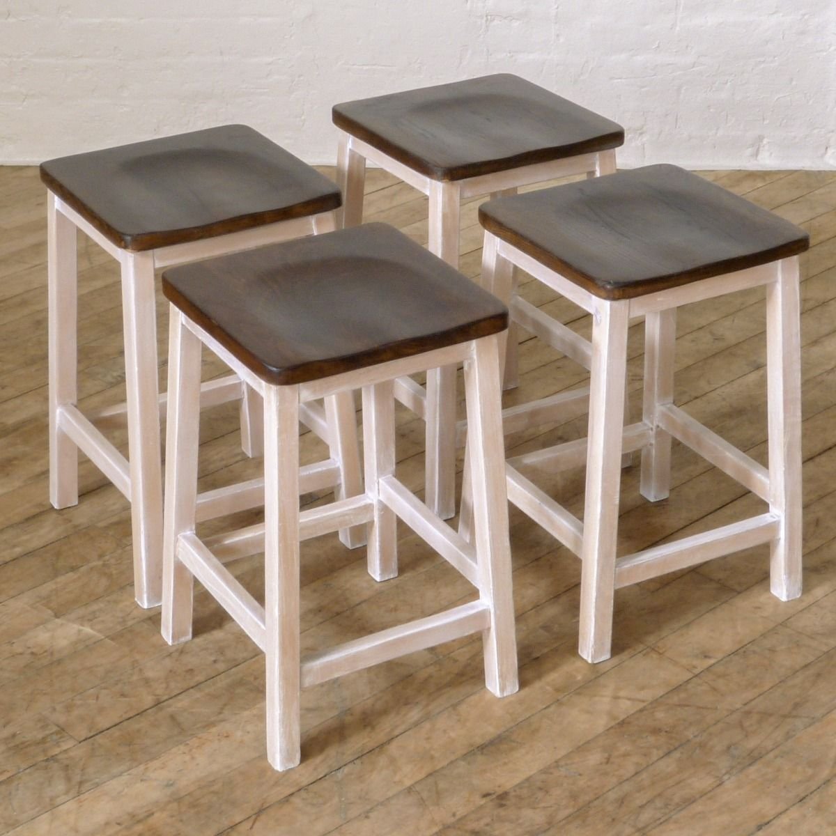 Vintage Chemistry Laboratory Stools, 1960s, Set of 4 for sale at Pamono