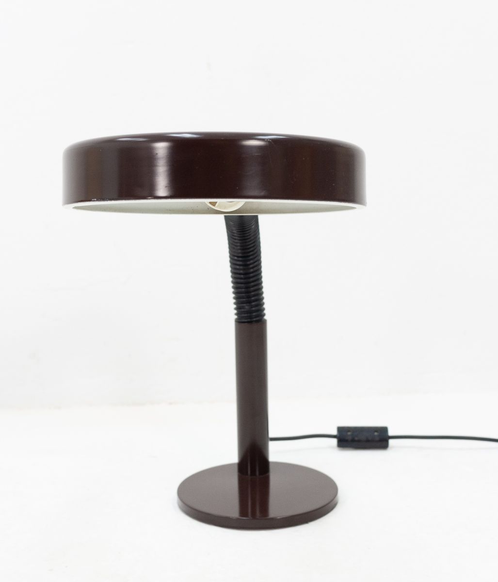 Vintage Dark Brown Desk Lamp from Hala, 1970s for sale at Pamono