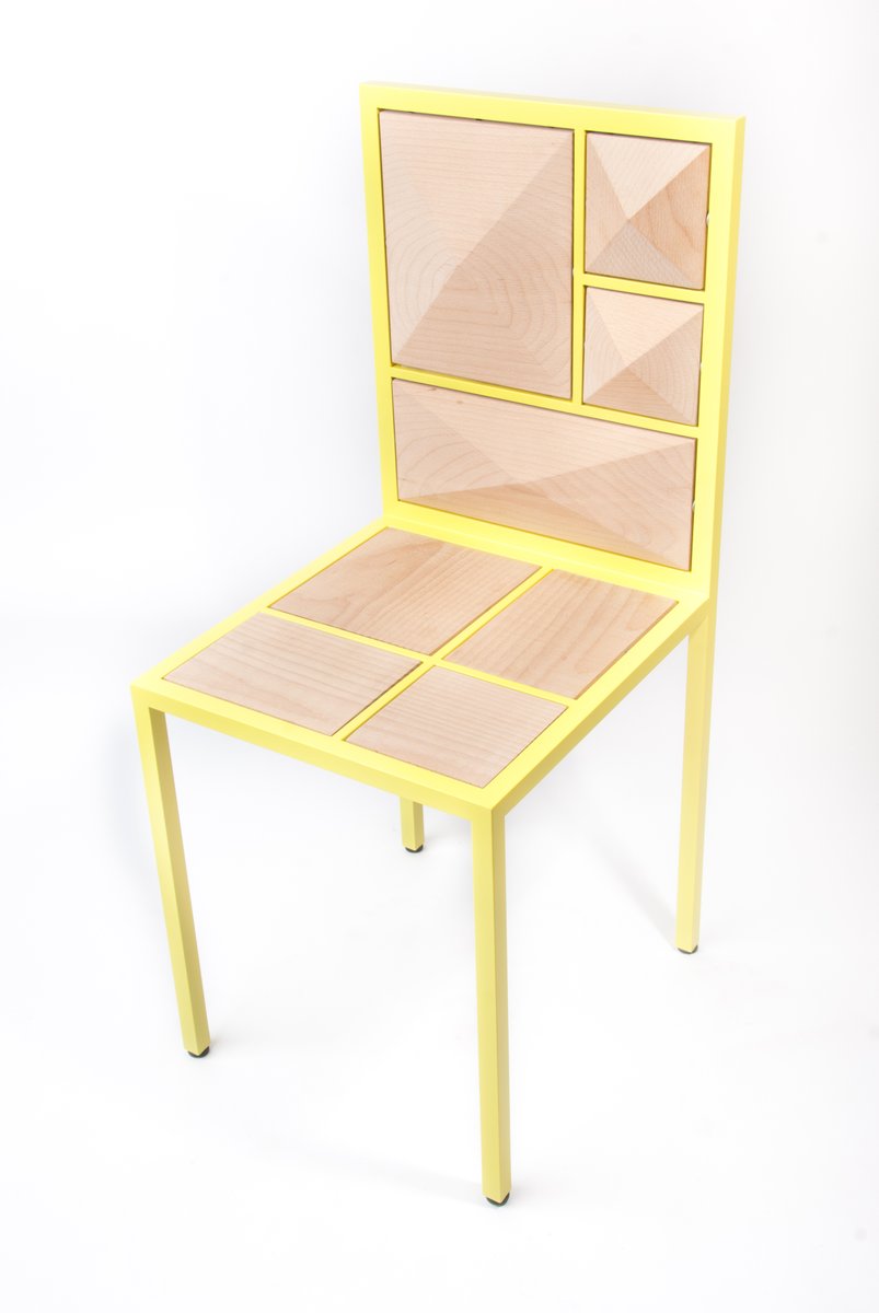 Pyramid Chair by Studio Eyal Burstein for sale at Pamono