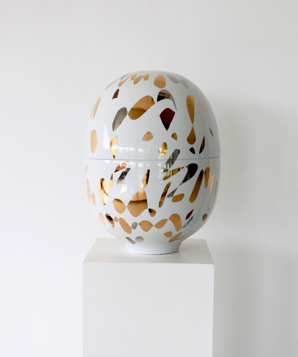 Large Infinity Porcelain Vase by Mari JJ Design for sale at Pamono