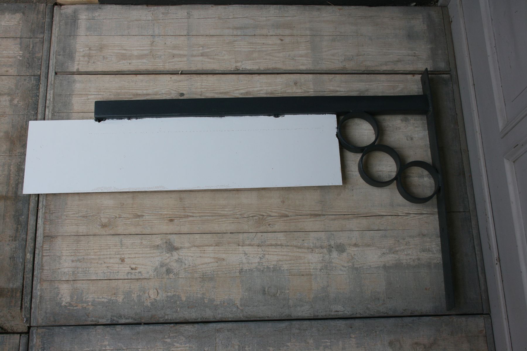 Vintage Wrought Iron Shop Sign for sale at Pamono